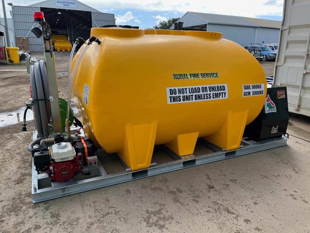 Ahead of fire season, the first 5,000l skids arrive in the Central West