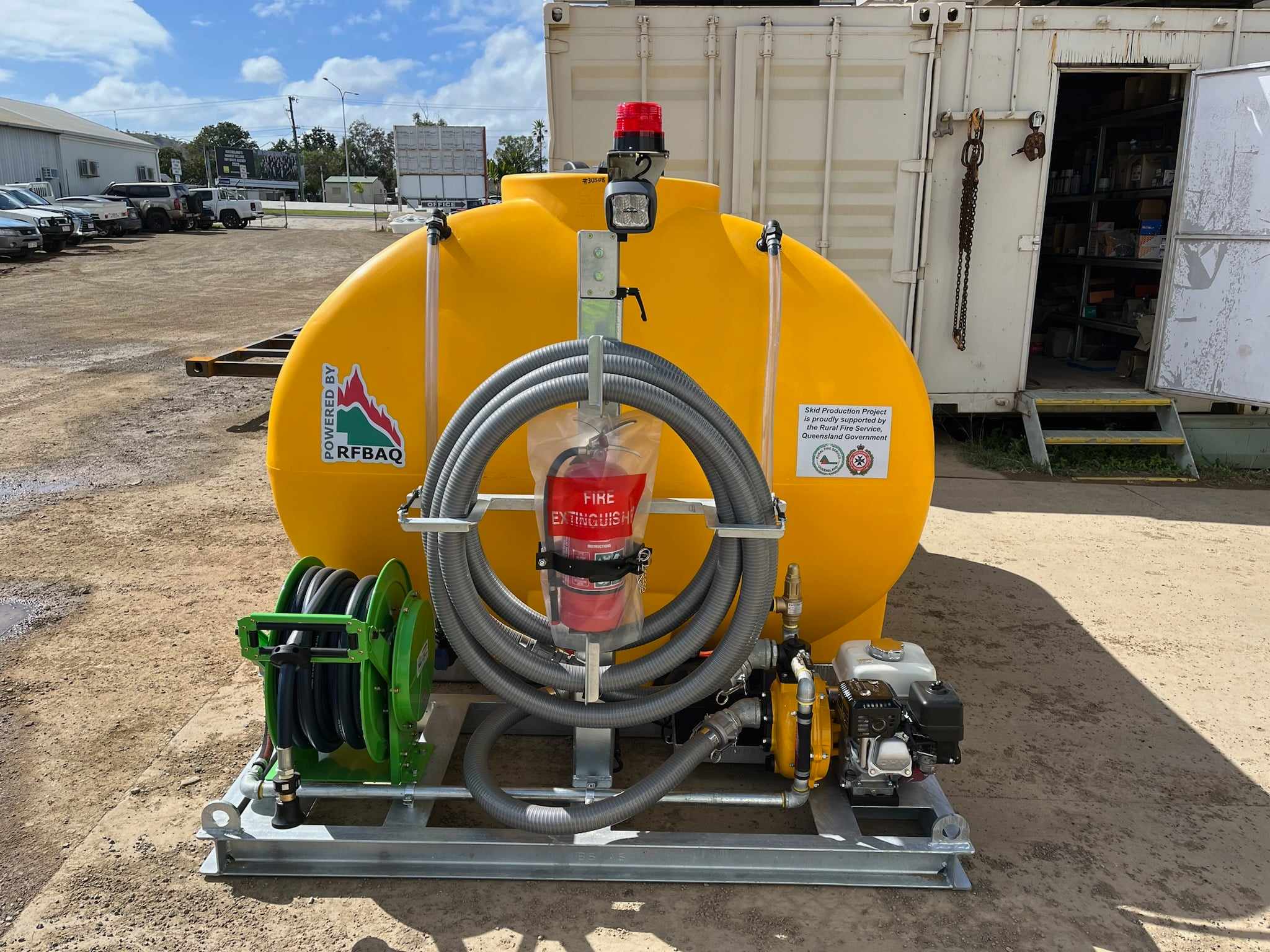 Ahead of fire season, the first 5,000l skids arrive in the Central West